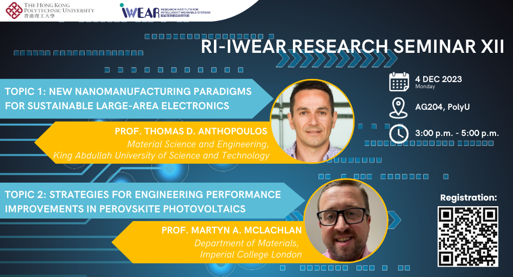 RI-IWEAR Research Seminar XII | Research Institute for Intelligent ...