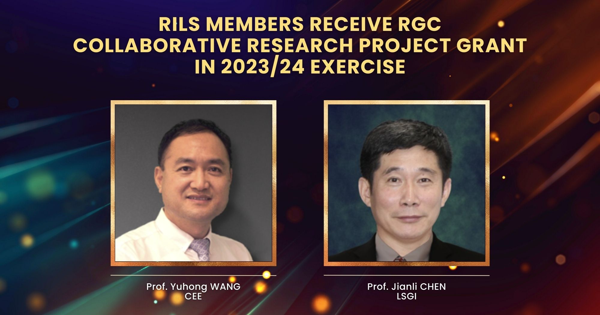 RILS members receive RGC Collaborative Research Project Grants in 2023/24 exercise | Research ...