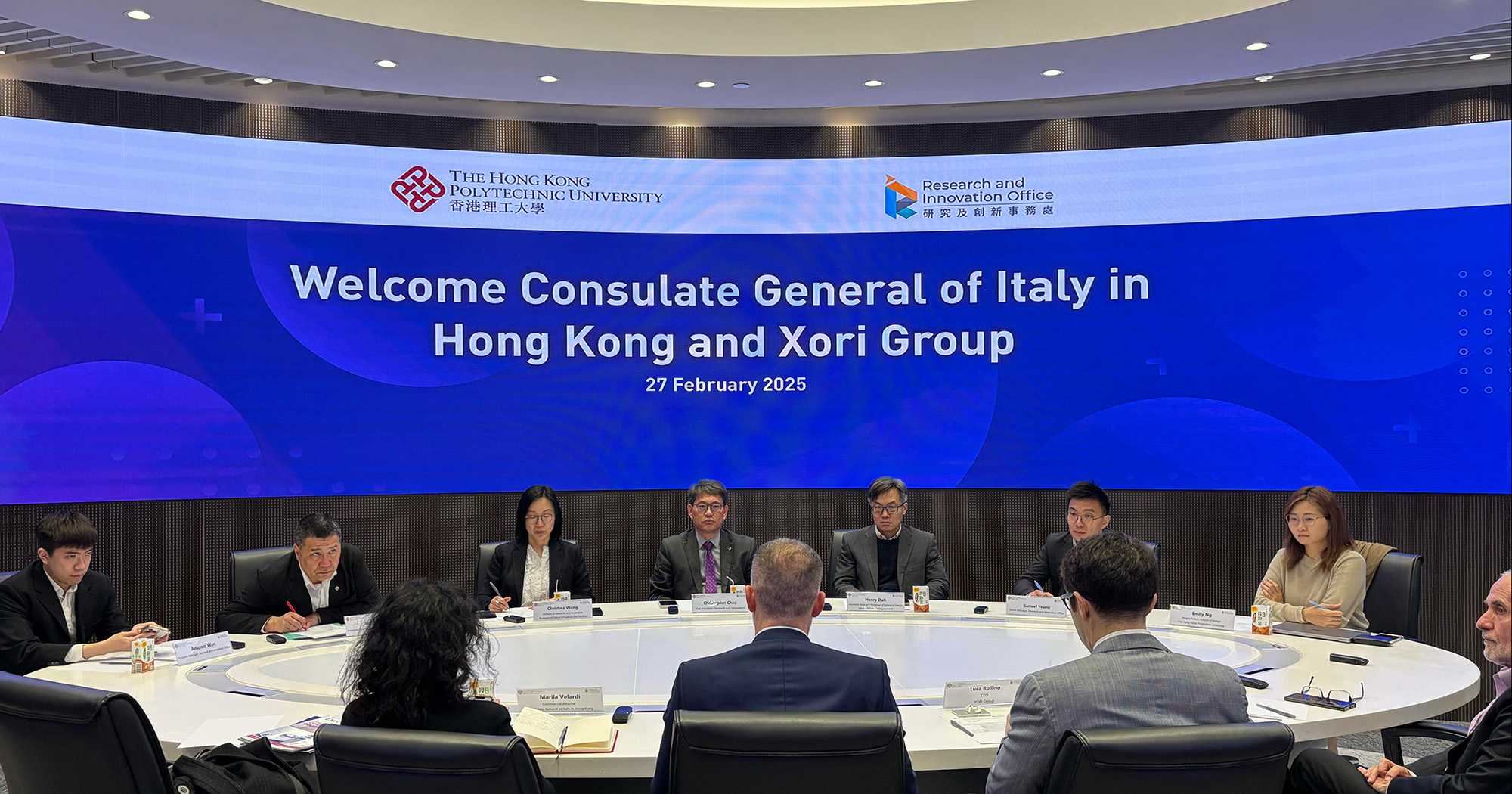 A delegation from the Consulate General of Italy in Hong Kong and the ...
