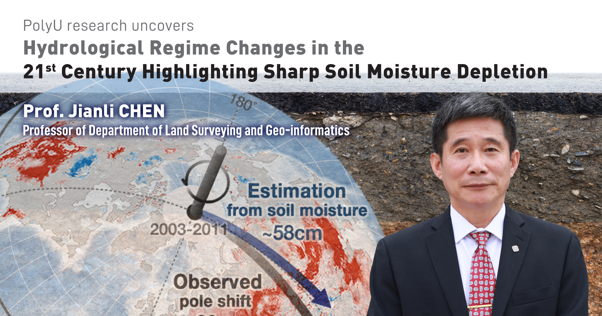 PolyU research reveals sharp depletion in soil moisture, driving land ...