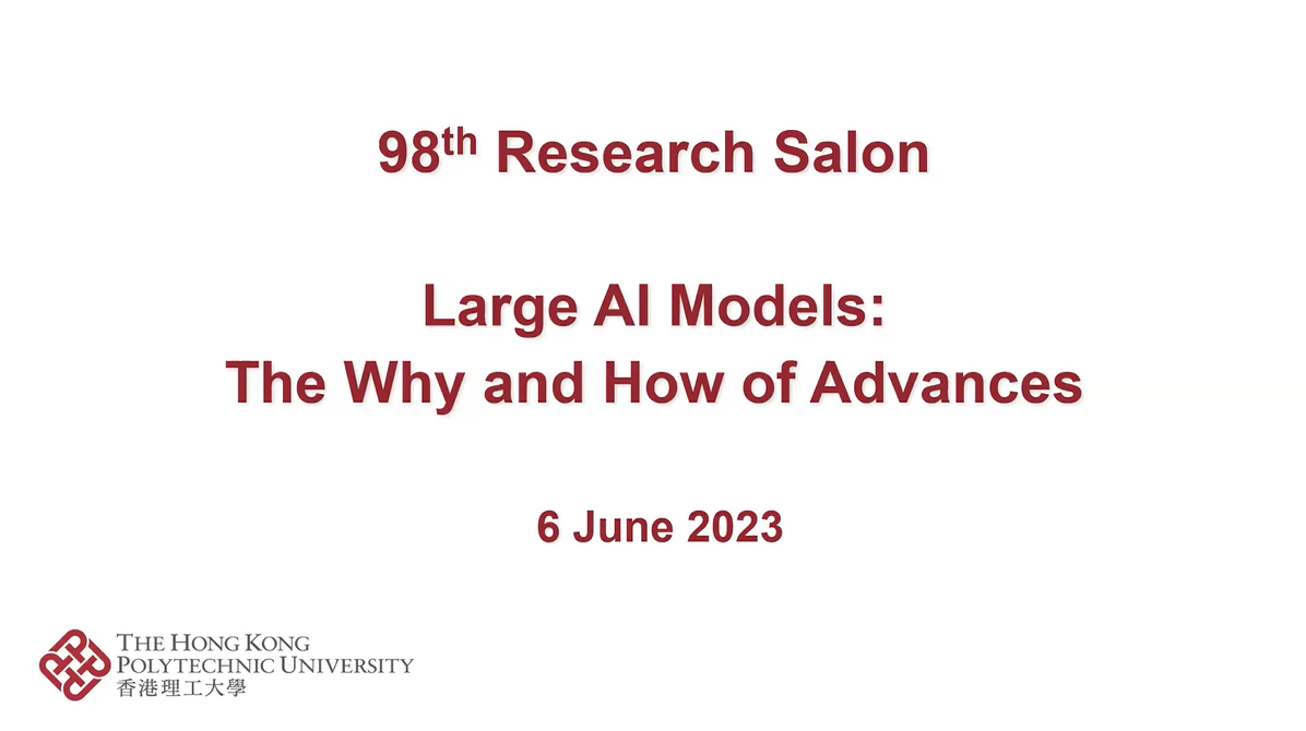 Large AI Models: The Why and How of Advances | Research and Innovation ...