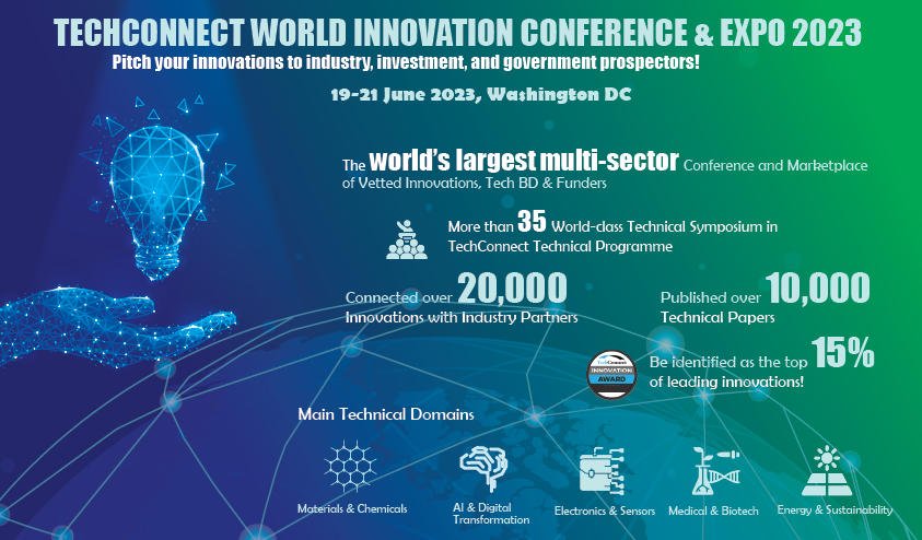 TechConnect 全球創新會議暨博覽會2023 | 研究及創新事務處
