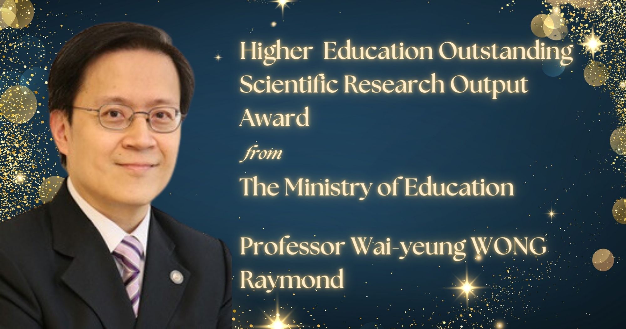 Our RISE Associate Director Prof. Wai-yeung WONG Raymond is awarded ...
