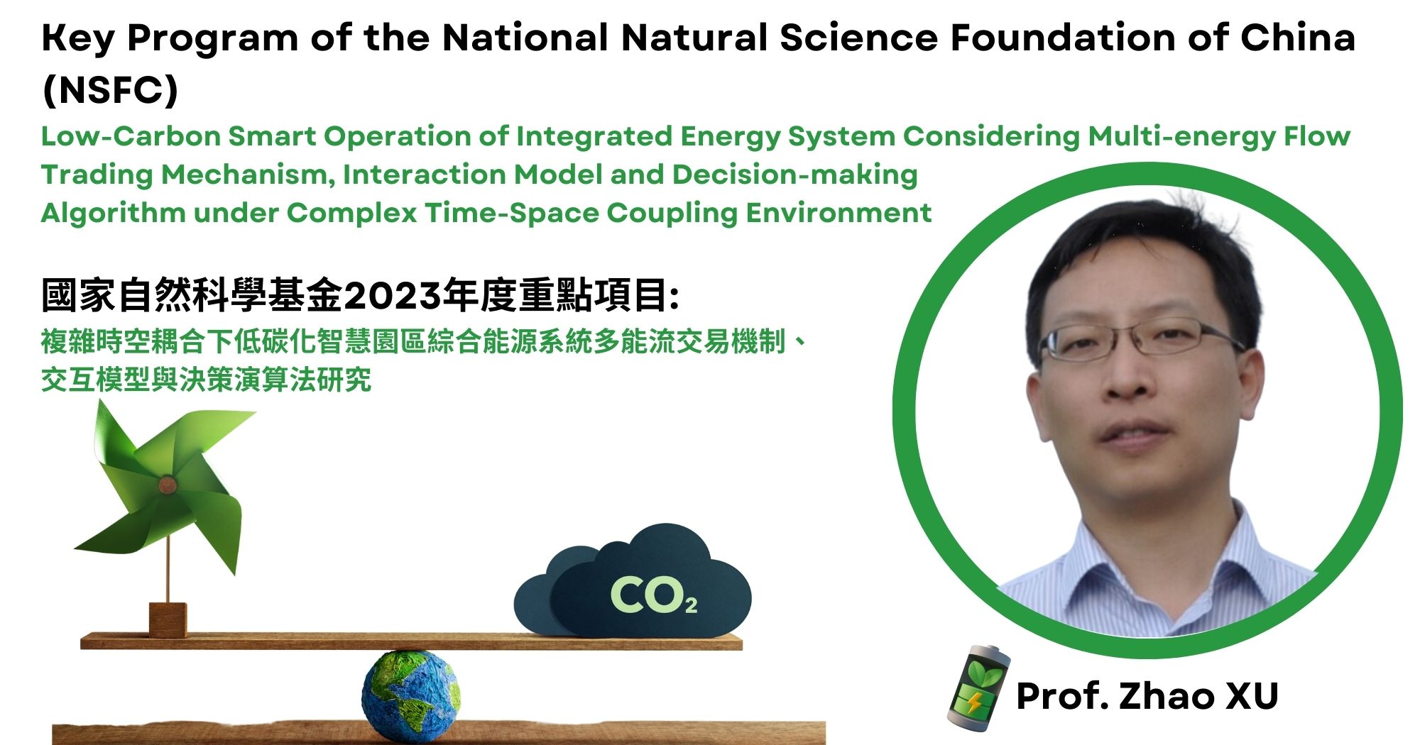 Prof. Zhao XU is awarded with Key Program of the National Natural Science Foundation of China ...