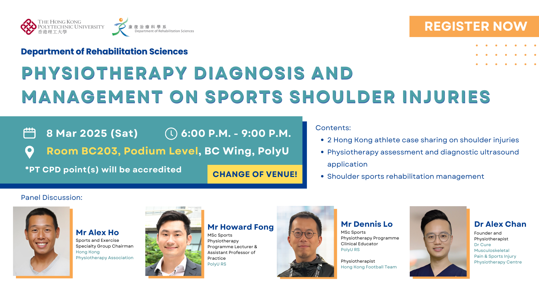 Physiotherapy Diagnosis and Management on Sports Shoulder Injuries | Department of ...