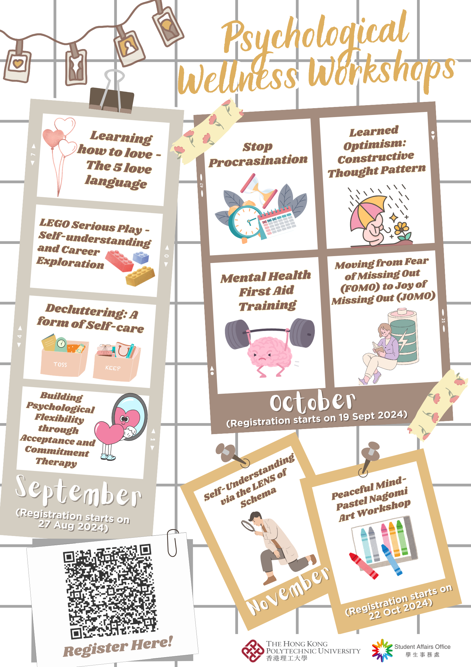 Psychological Wellness Workshops | Student Affairs Office