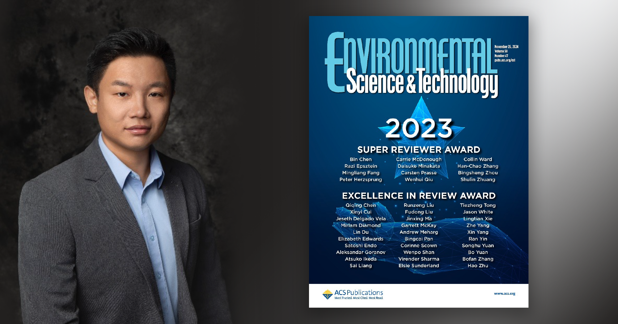 Dr Zhang Hanchao recipient of 2023 Super Reviewer Award from ...