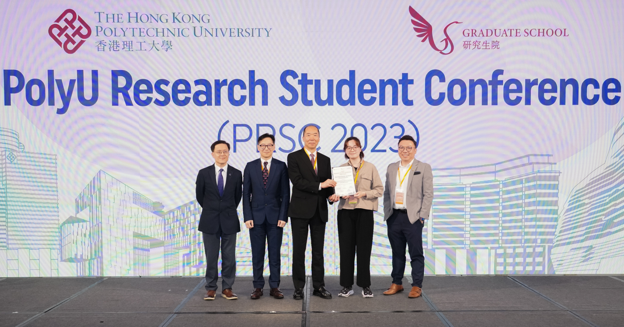 Dr Chris Lo's research students receives award at PRSC 2023 | School of ...