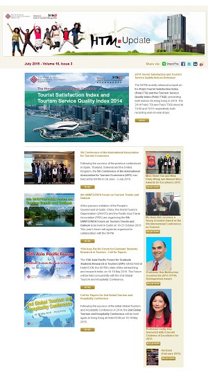 SHTM Update | School of Hotel and Tourism Management