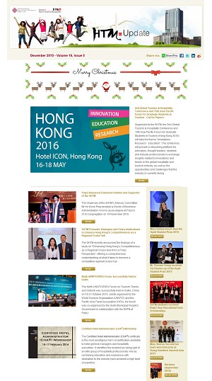 SHTM Update | School of Hotel and Tourism Management