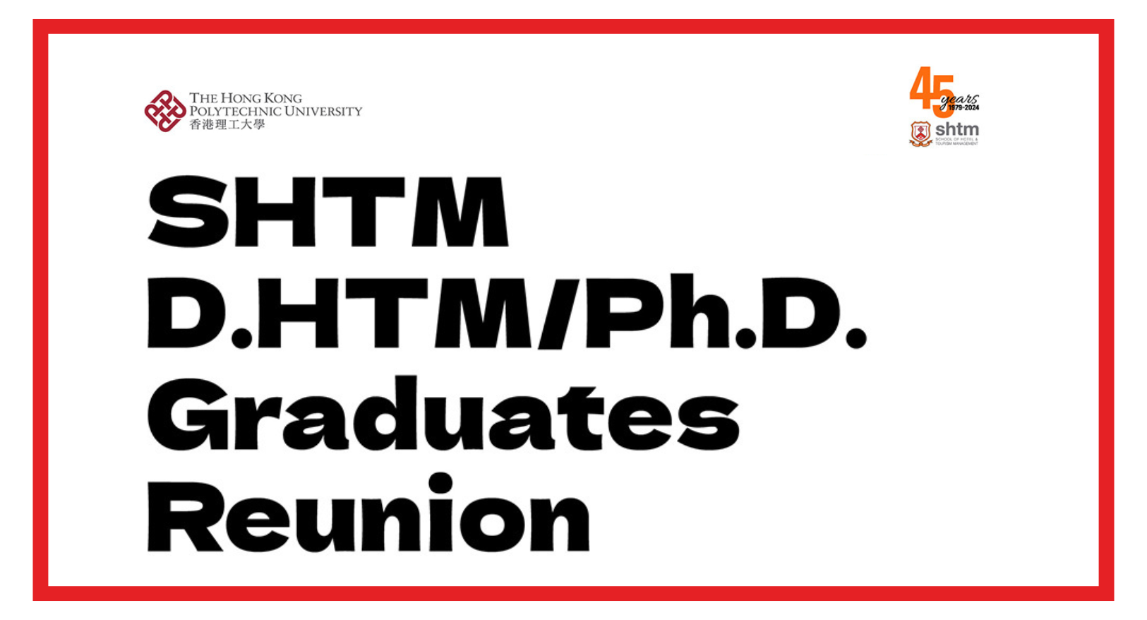 SHTM D.HTM/Ph.D. Graduates Reunion | School of Hotel and Tourism Management