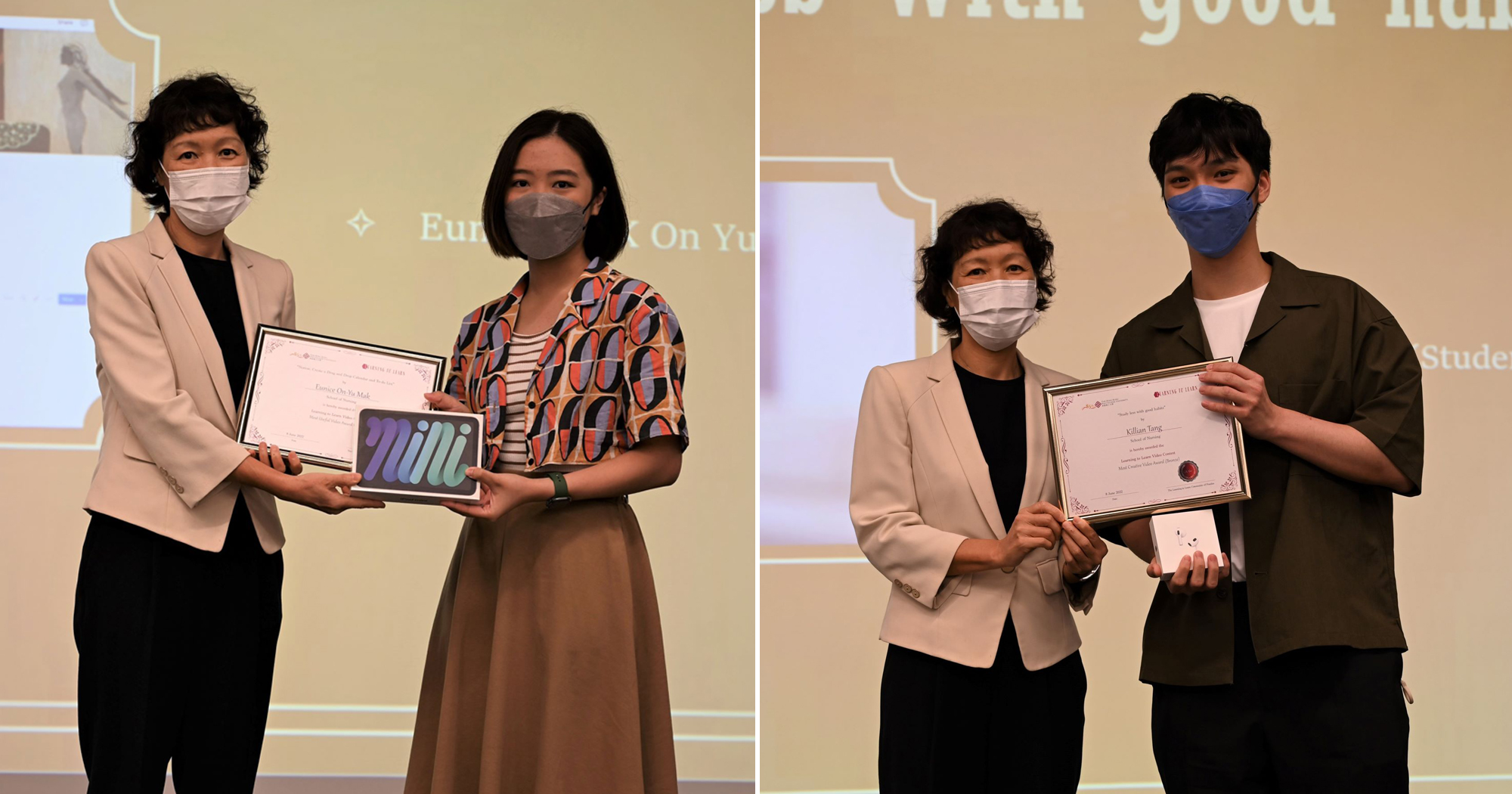 Students received awards from the PolyU’s Learning to Learn (L2L) Video ...