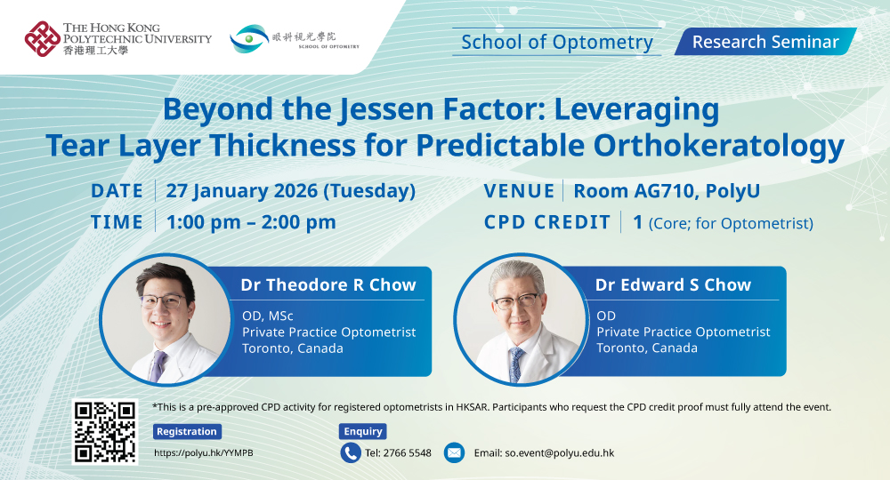 SO Research Seminar – Beyond the Jessen Factor: Leveraging Tear‑Layer ...
